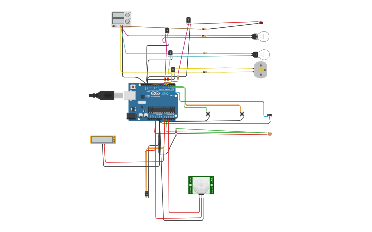 Circuit design Smart Power Managmen System - Tinkercad
