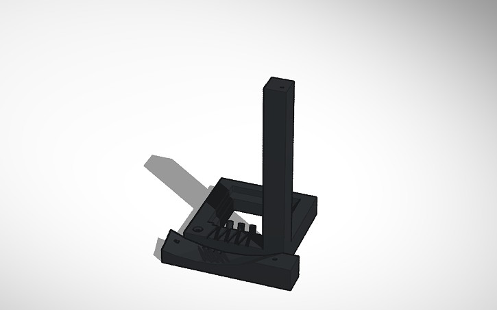 3D design V-Head headphone Stand 2pc - Tinkercad