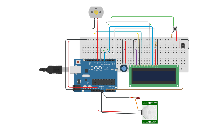 Circuit design Smart House Fan | Tinkercad