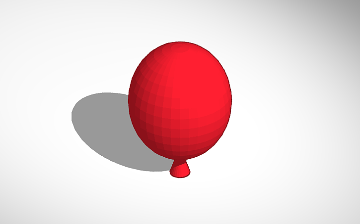 3D design Bloons TD Red Bloon - Tinkercad
