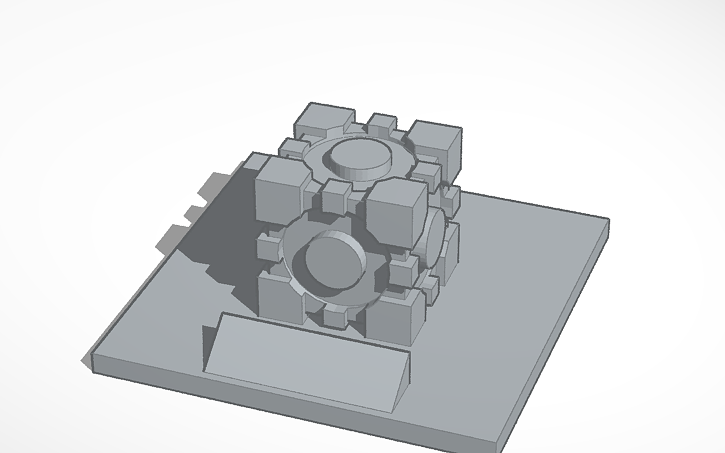 3D design companion cube | Tinkercad
