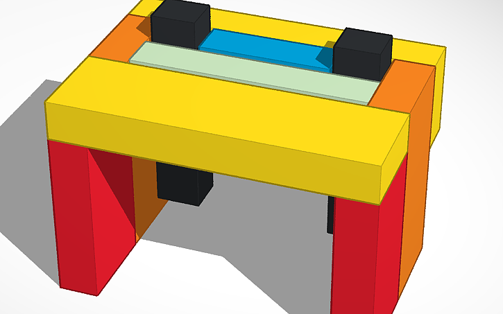 3D design Piano pedal extender for kids, using single 2x4 | Tinkercad
