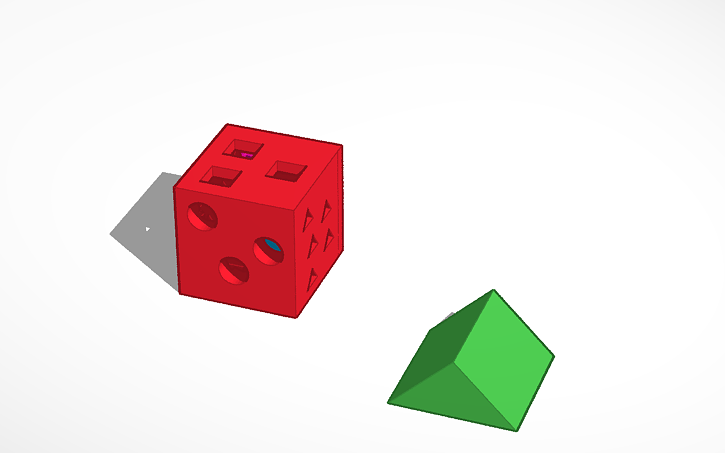 3D design Ball in Cube - Tinkercad