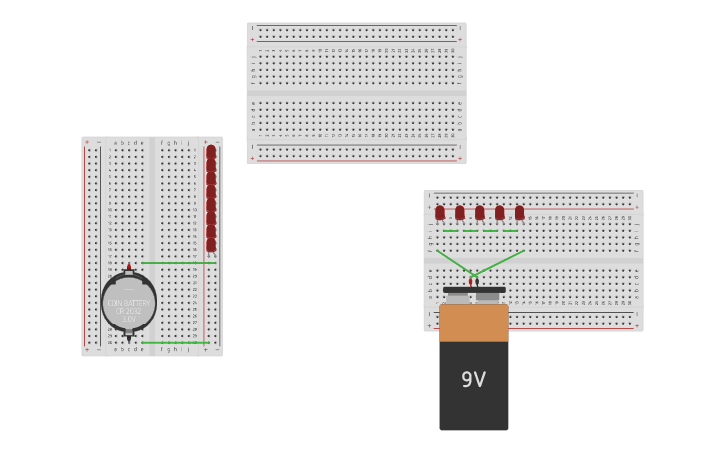 Circuit design Desafio Protoboard | Tinkercad