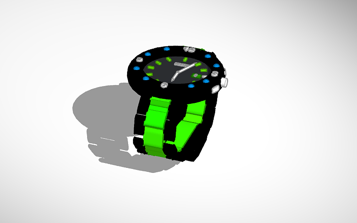 3D design reloj - Tinkercad