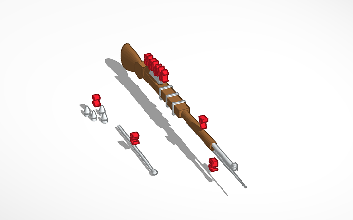 3D design Springfield Model 1861 - Tinkercad