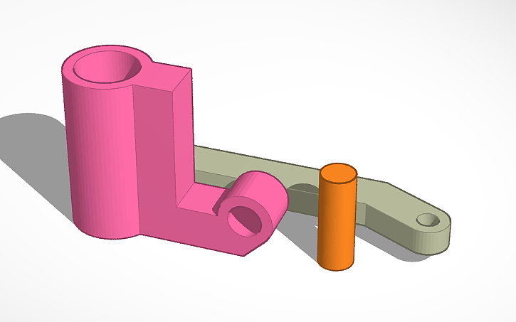 3D design Zebro Aço A - Tinkercad