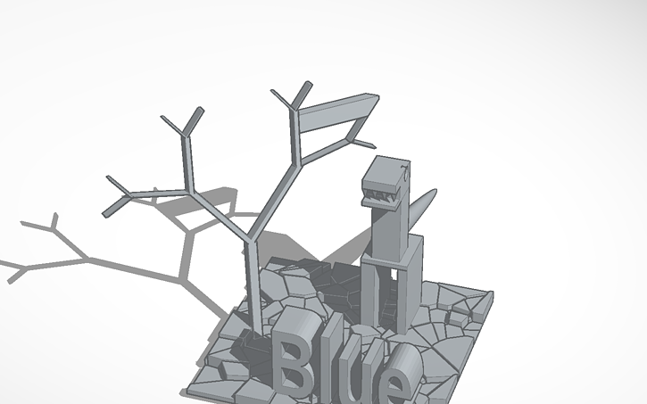 3D design Blue - Tinkercad