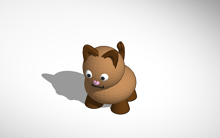 3D design CAT - Tinkercad