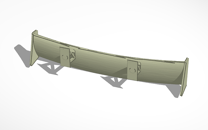 3D design Spoiler - Tinkercad