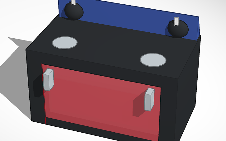 3D design oven - Tinkercad