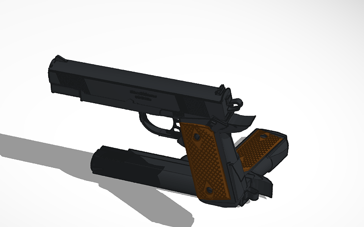 3D design Bo2 dual weilded M1911 - Tinkercad