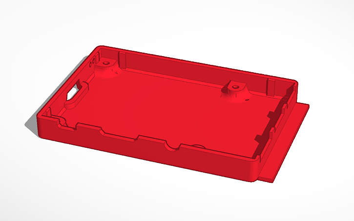3D design Raspberry Pi 2 Bottom Modification - Tinkercad