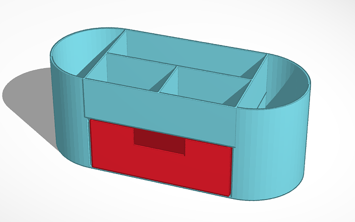3D design Desktop organizer | Tinkercad
