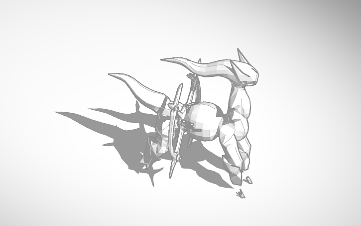 3D design Arceus - Tinkercad