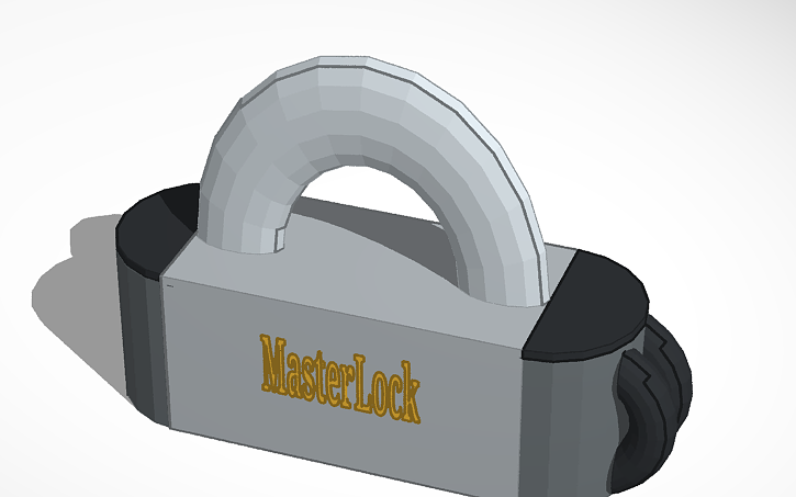 3D design MasterLock | Tinkercad