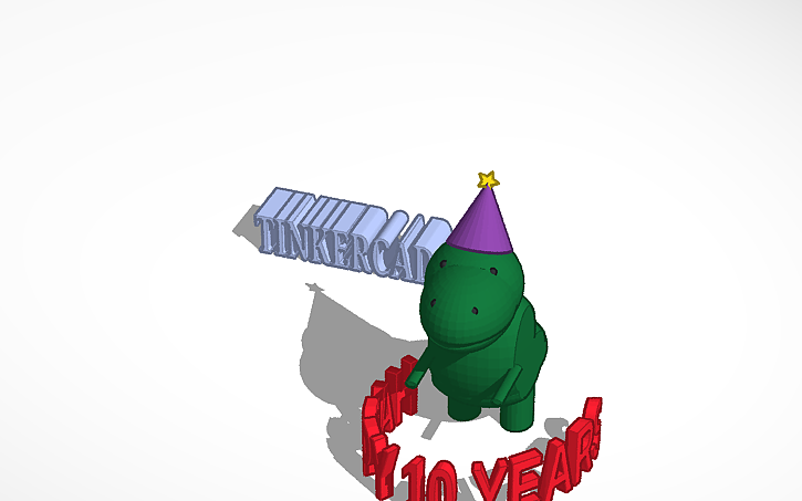 3D design dinosaur - Tinkercad