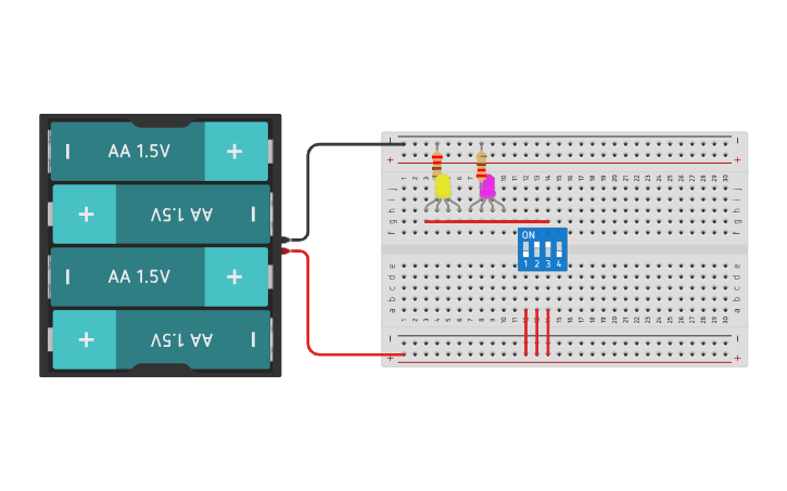 Circuit design P4-E2 | Tinkercad