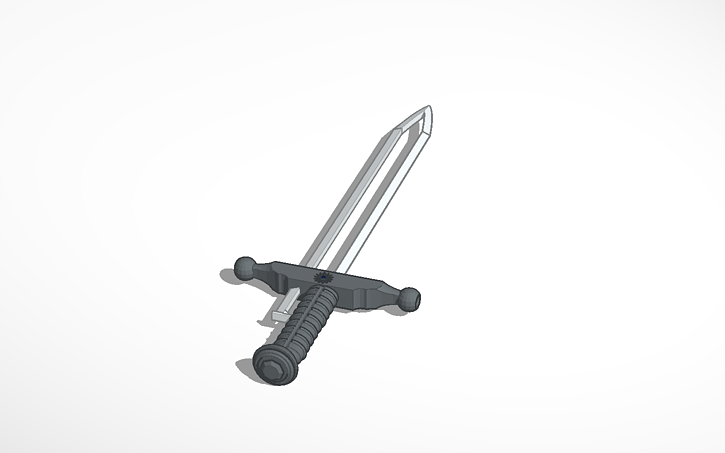 3D design Sword - Tinkercad