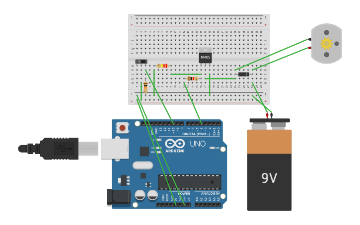 Circuit design Circuito 29 | Tinkercad