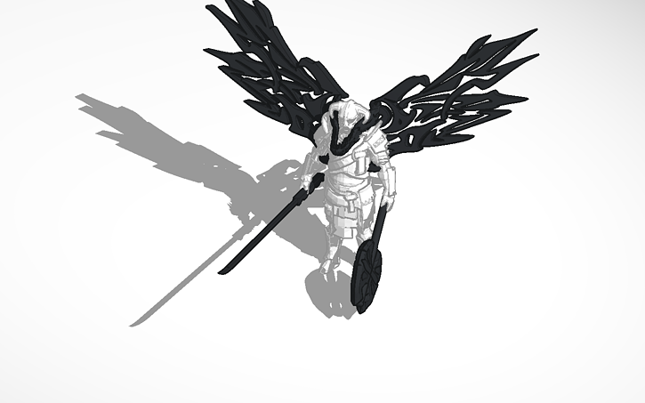 3D design Copy of warrior - Tinkercad