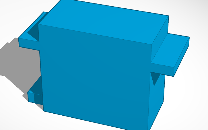 3d Design Servo Motor Tinkercad