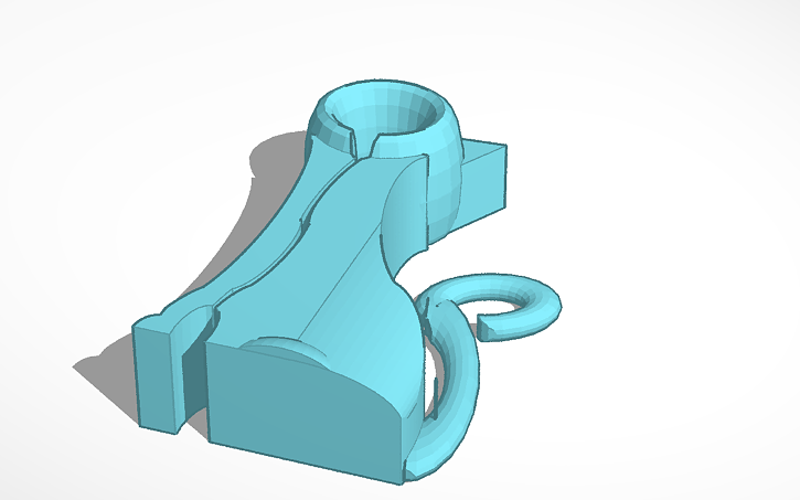 3D design Bag Clip "Toby Cat" | Tinkercad