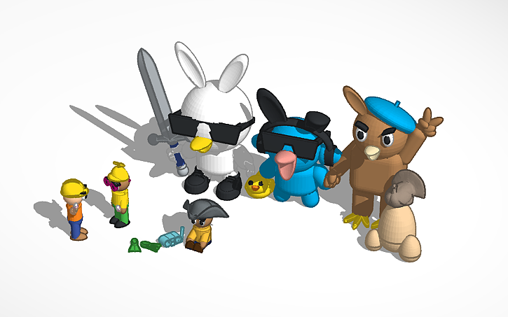3D design Cool people😎 | Tinkercad