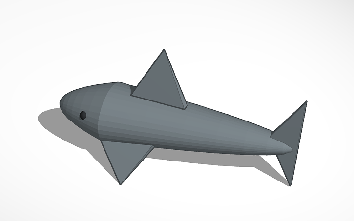 3D design Christopher's Shark - Tinkercad