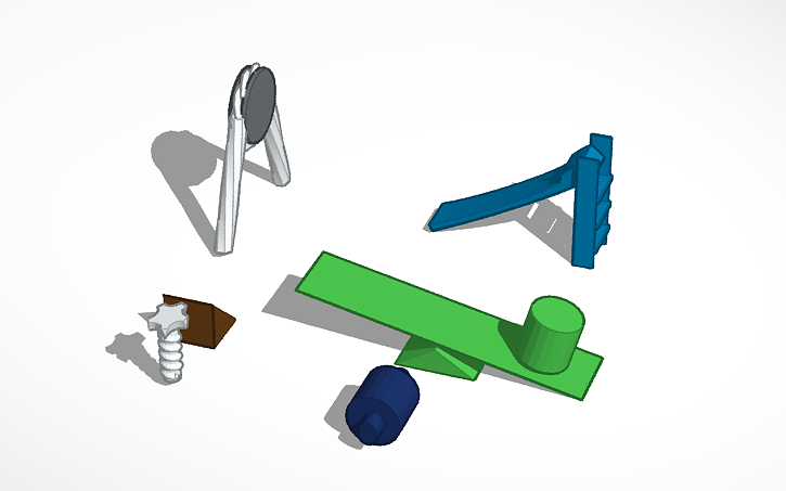 3D design simple machines - Tinkercad