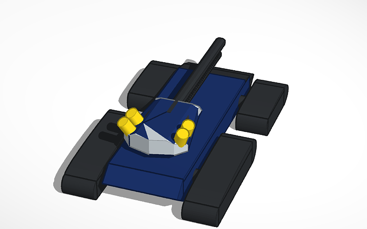 3D design fusion tank - Tinkercad