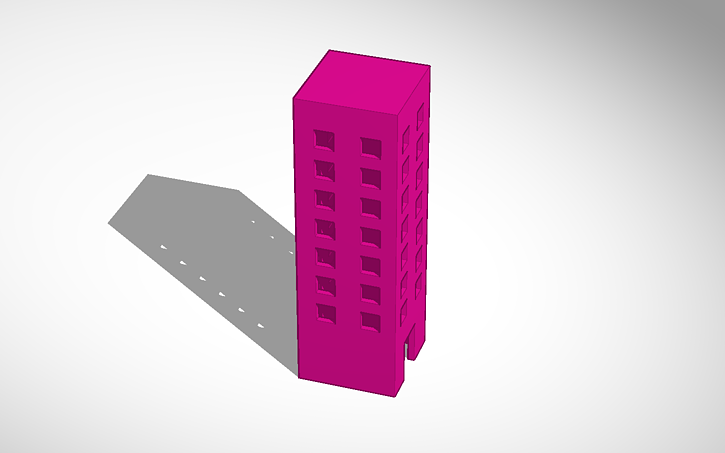 3D design BUILDING - Tinkercad