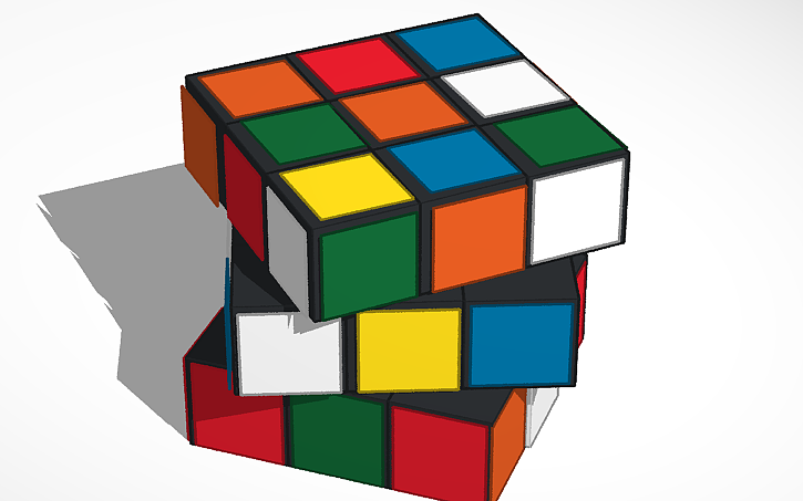 3D design Rubix cube - Tinkercad