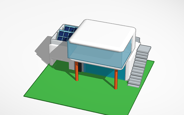 3D design Solar Panels - Tinkercad