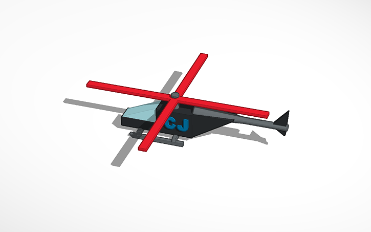 3D design Helicopter Da Vinci 1.0 - Tinkercad