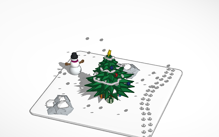 3D design Christmas - Tinkercad