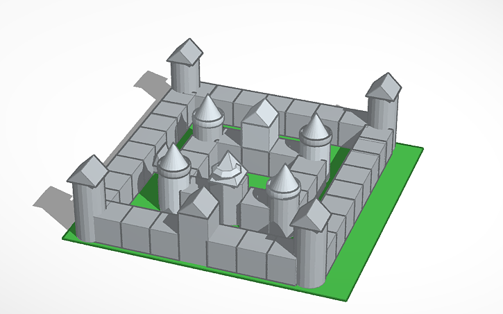 3D design spw Fort Knox - Tinkercad