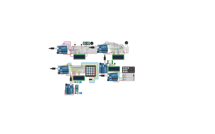 Circuit design HOME AUTOMATION ALARM SYSTEM - Tinkercad