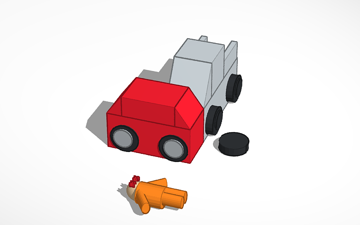 3d Design Drunk Car Crash Tinkercad