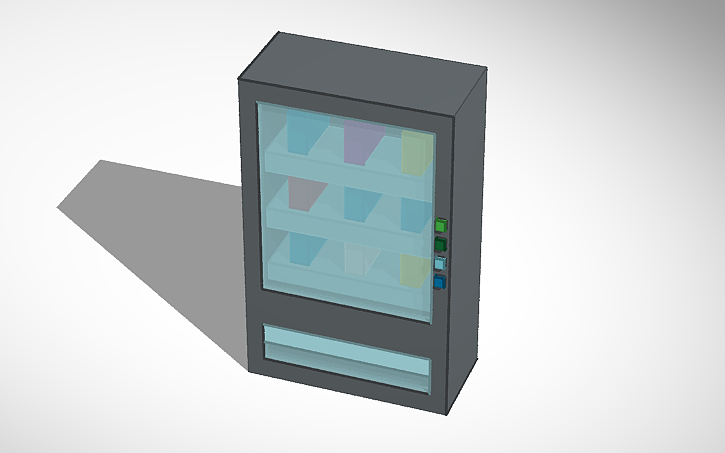 3D design Vending Machine - Tinkercad