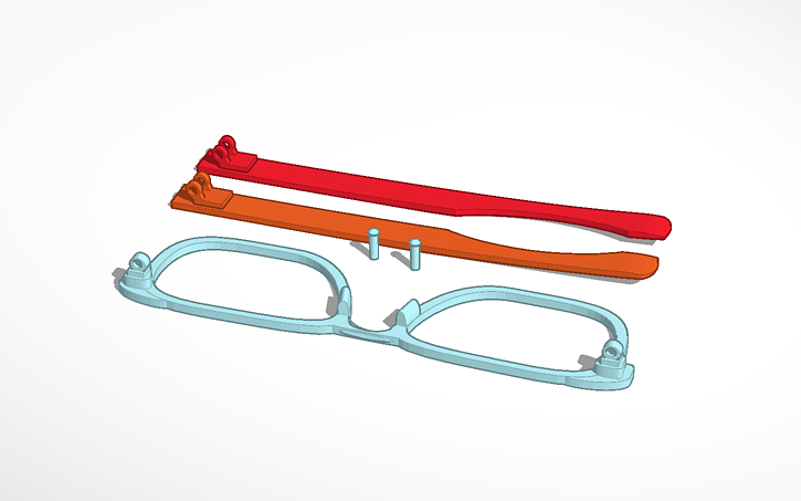 3D design Glasses | Tinkercad