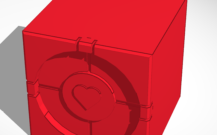 3D design companion cube | Tinkercad