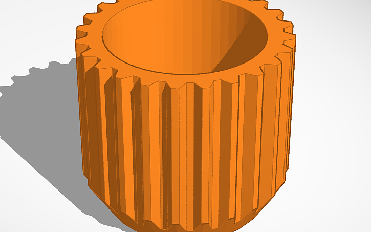 3D design Rotary knob - Tinkercad