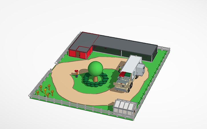 3D design property plan - Tinkercad