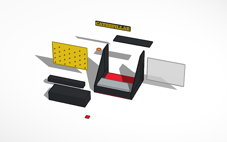 3D design 2P machine | Tinkercad