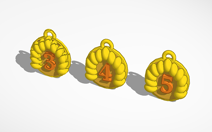 3D design Medallas - Tinkercad