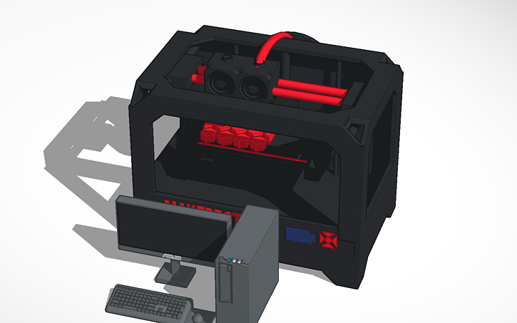 3D design 3D printer by M&M | Tinkercad