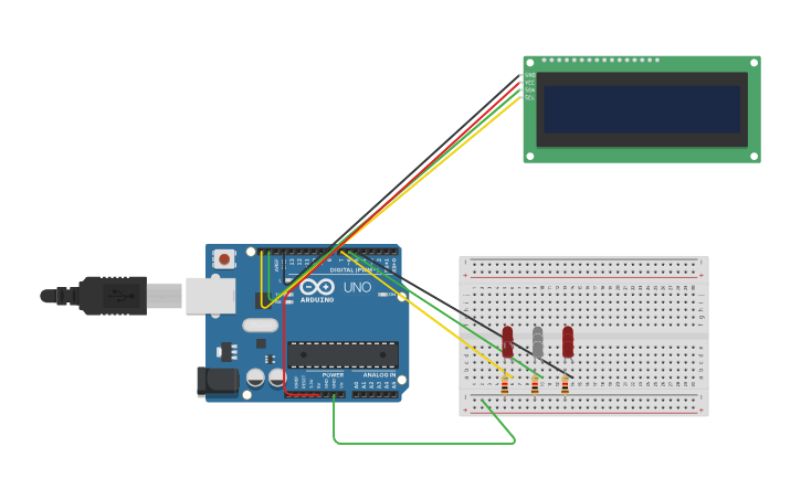 Circuit design Examen parte 2 arduino - Tinkercad