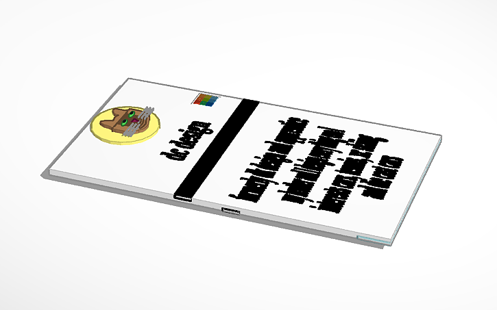 3D design Copy of Create a TinkerTrading Card Contest | Tinkercad