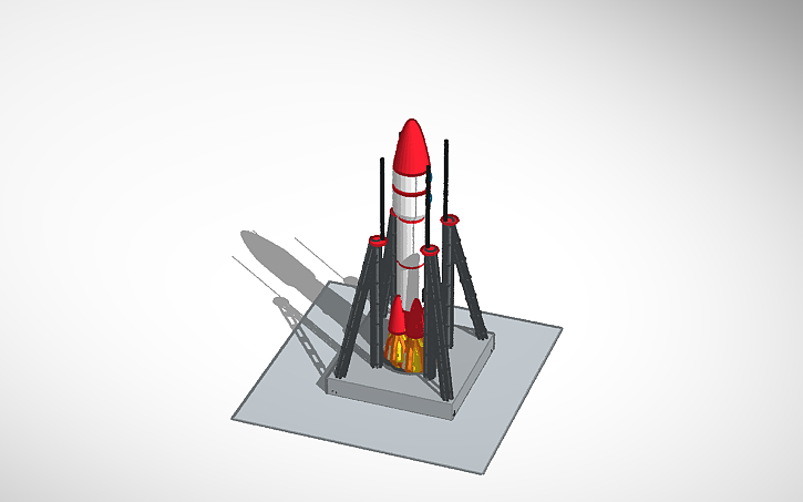 3D design Ракета на станции SOKOL | Tinkercad